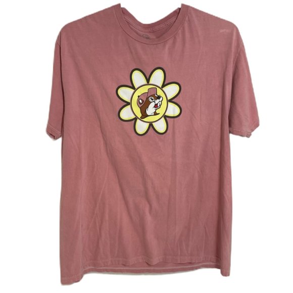 Tops | Bucees Xl Tee Shirt Pink Color With Graphic Bucees Picture ...